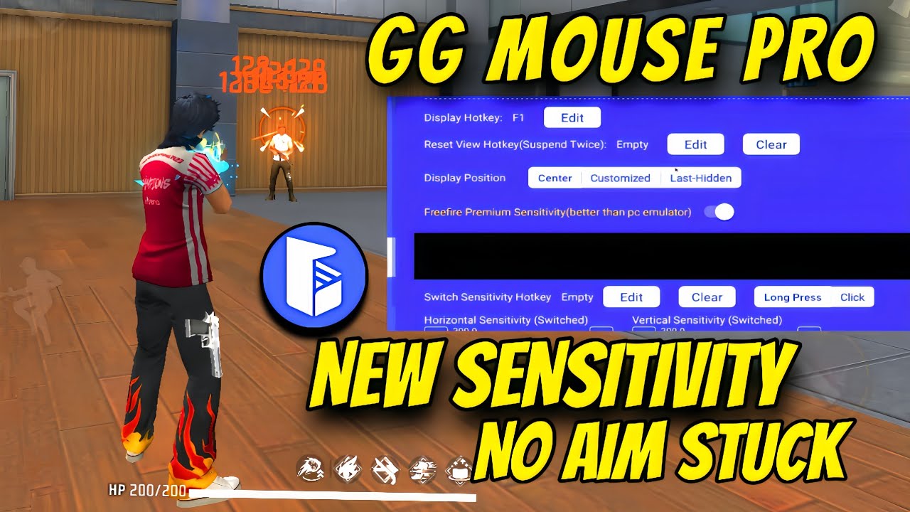 GG Mouse Pro Best Sensitivity 💀| How to play free fire with keyboard ...