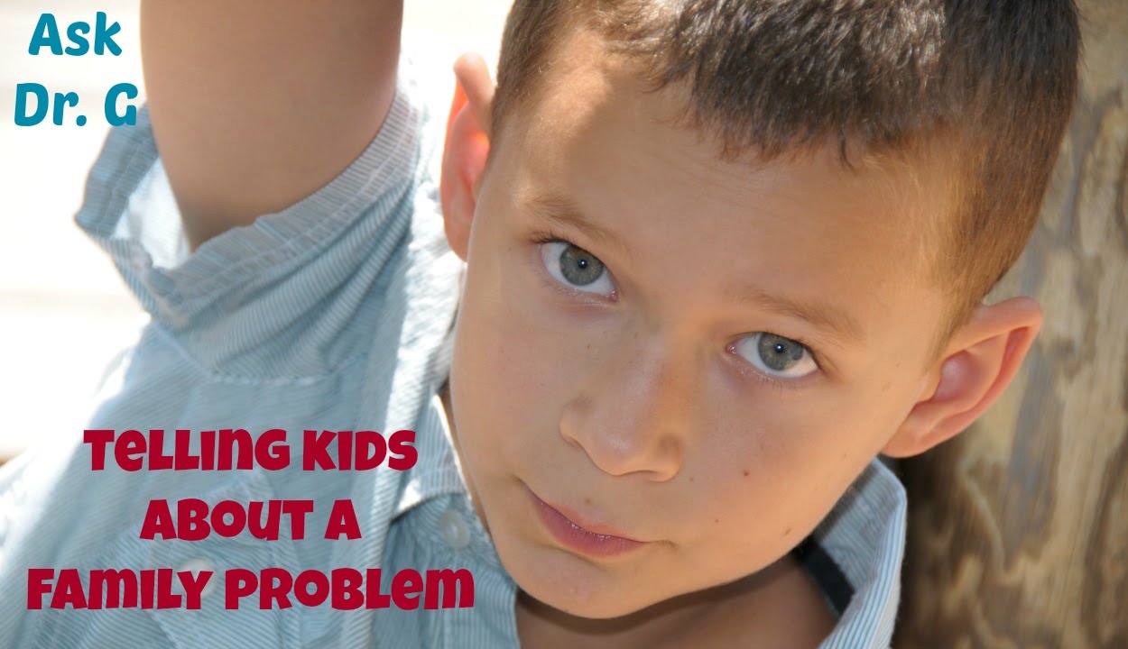 Telling Kids About a Family Problem - YouTube