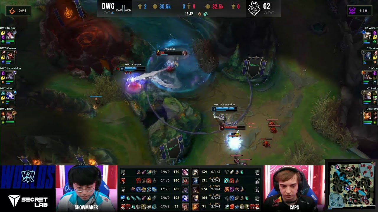 Jankos misses the Lamb • DWG vs G2 • Worlds 2020 Semifinals • DAMWON Gaming vs G2 Esports - YouTube