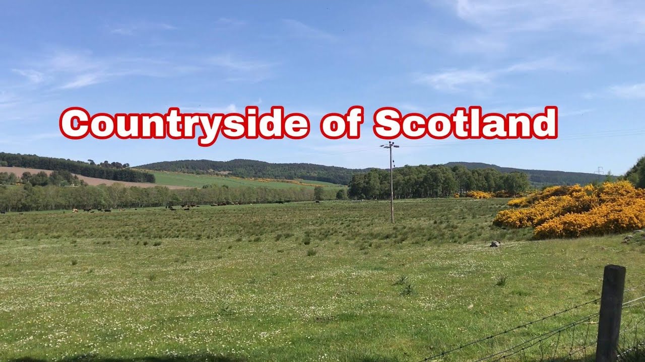SCOTLAND COUNTRYSIDE VIEW - YouTube