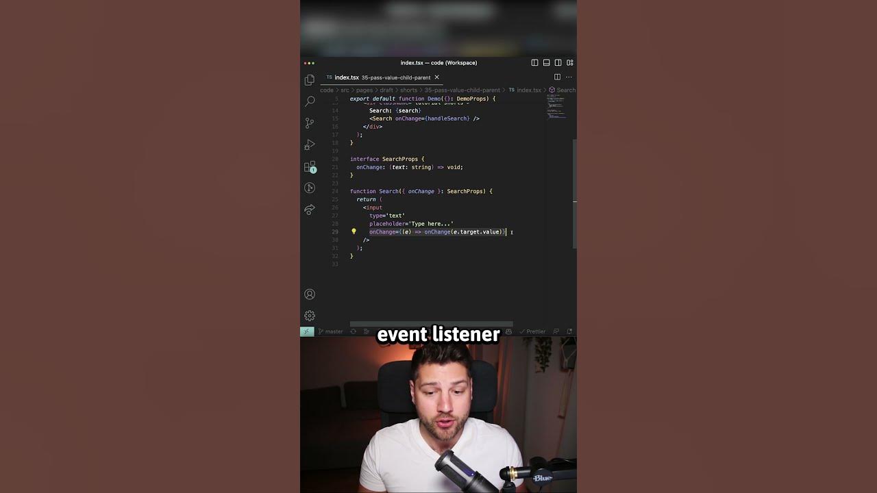 Passing values across components in React - YouTube