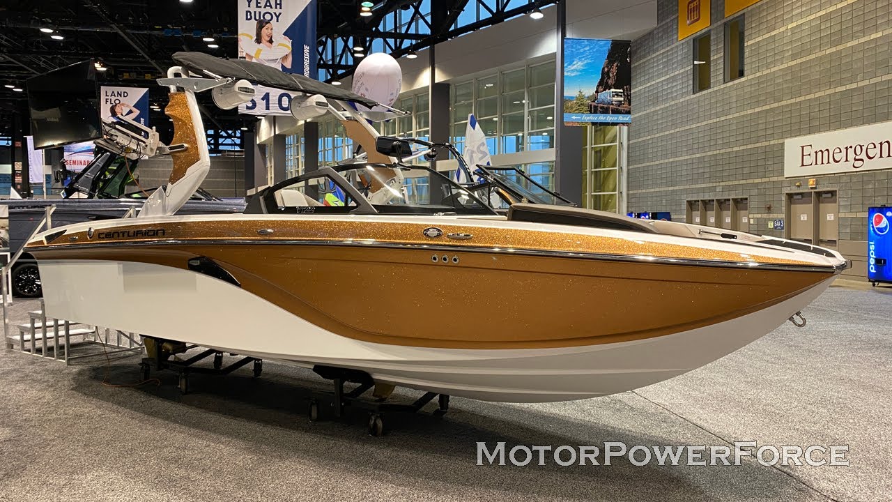 2020 Centurion Vi22 12-person wake surf boat - YouTube