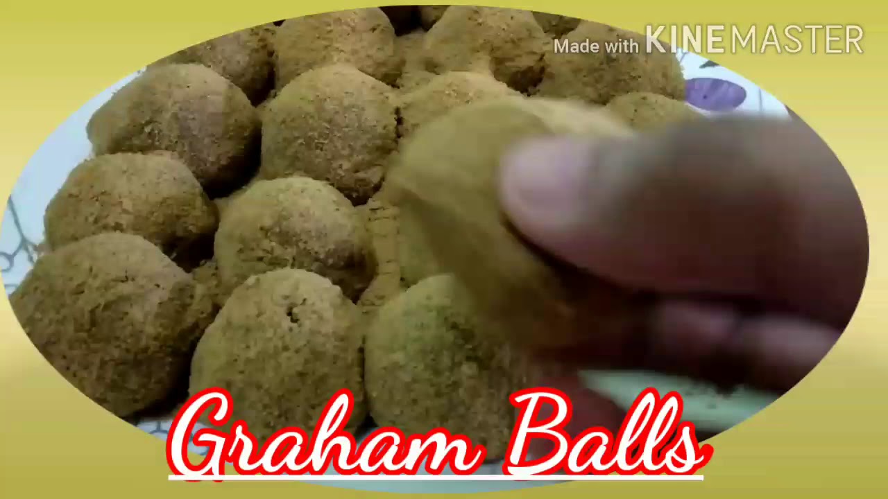 Graham Balls with Marshmallows Inside - YouTube
