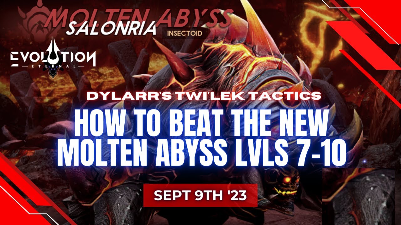 How To Beat the New Molten Abyss Levels | 7-10 | Eternal Evolution ...