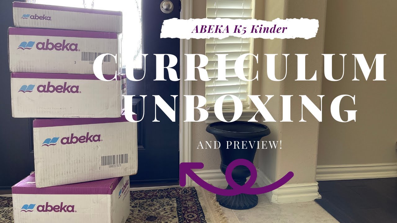 ABEKA K5 Curriculum Unboxing and Preview | KINDERGARTEN Homeschool ...