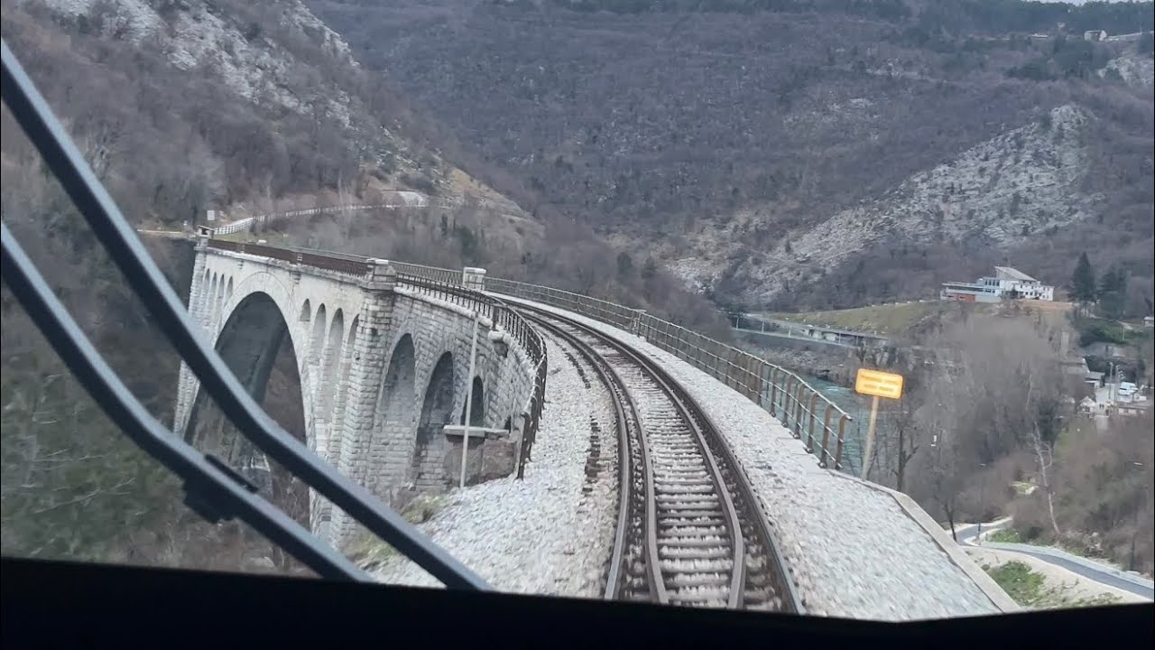 Take a Train Ride Over World's Longest Stone Arch Bridge - YouTube