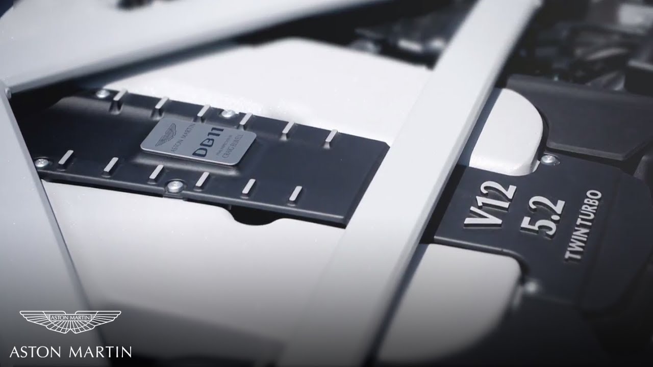 Under the clamshell bonnet, and inside the boot | Aston Martin DB11 ...