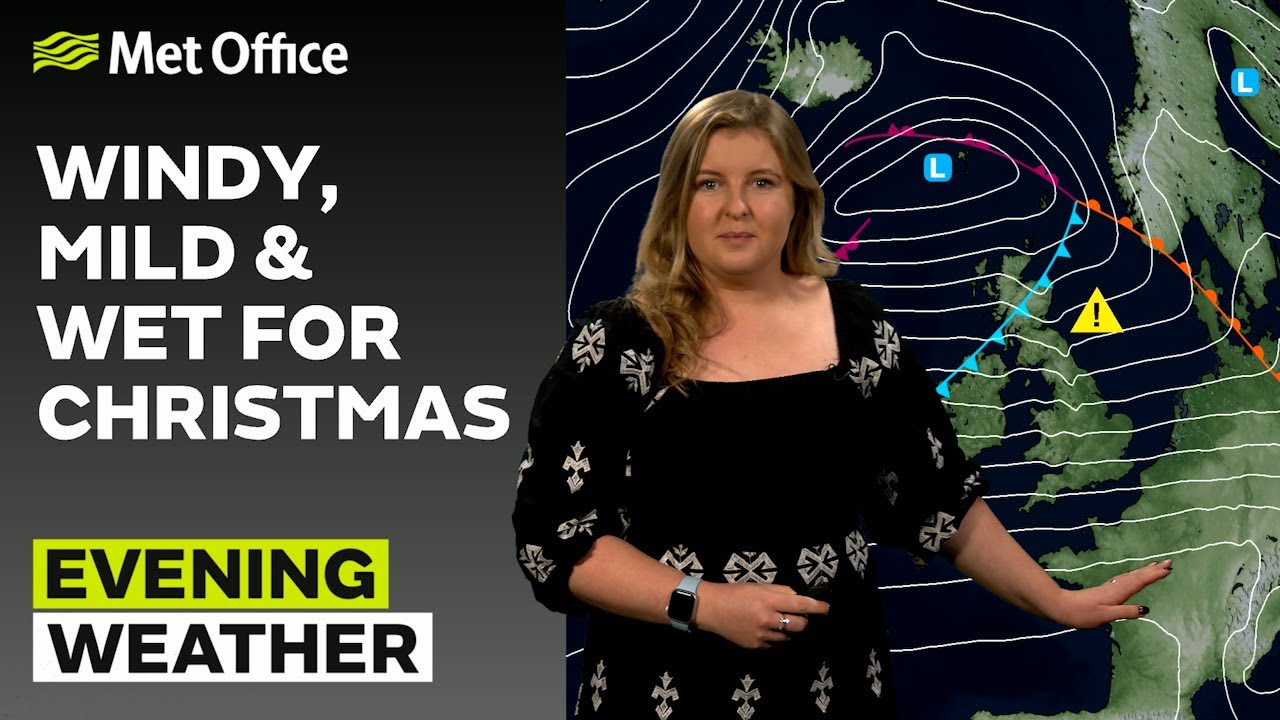 23/12/23 – Wet Christmas – Evening Weather Forecast UK – Met Office ...