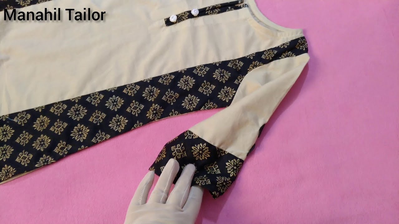 New Trend Designer Panel kurti center short and side Panel long cutting ...