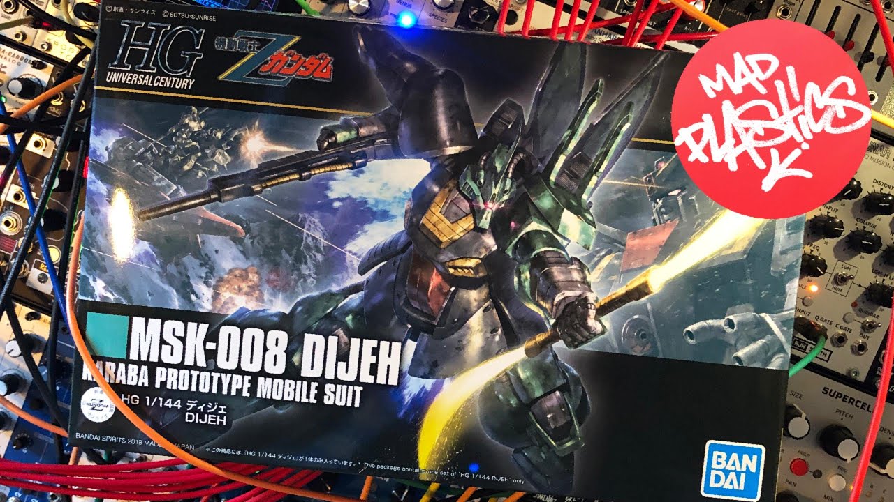 HGUC MSK-008 DIJEH - Mobile Suit Zeta Gundam (out of box assembly ...