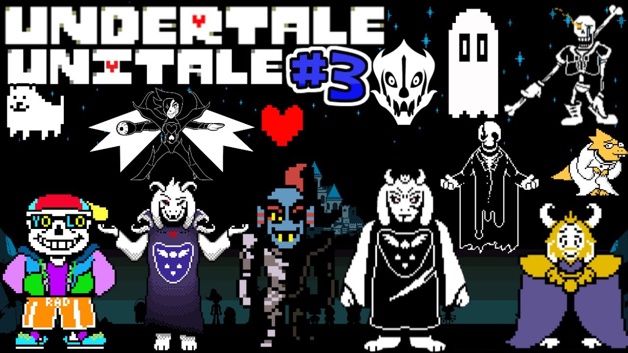Undertale [Unitale] #3 AU Boss Fight Survival Mods - YouTube