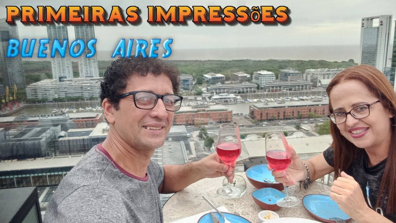 BUENOS AIRES-ARGENTINA!! PRIMEIRAS IMPRESSÕES + TRADE SKY BAR + PUERTO MADERO #vlog #argentina ...