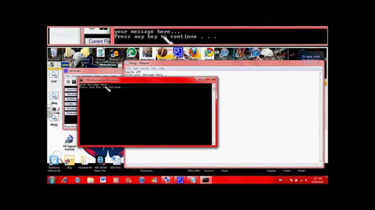 How To Make A Short Message On Notepad And Cmd YouTube how-to-make-a-short-message-on-notepad-and-cmd-youtube