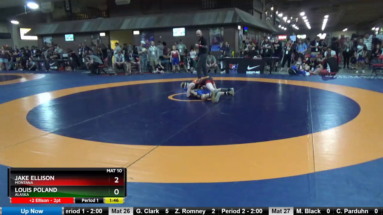 12U 82 Jake Ellison Montana Vs Louis Poland Alaska - YouTube