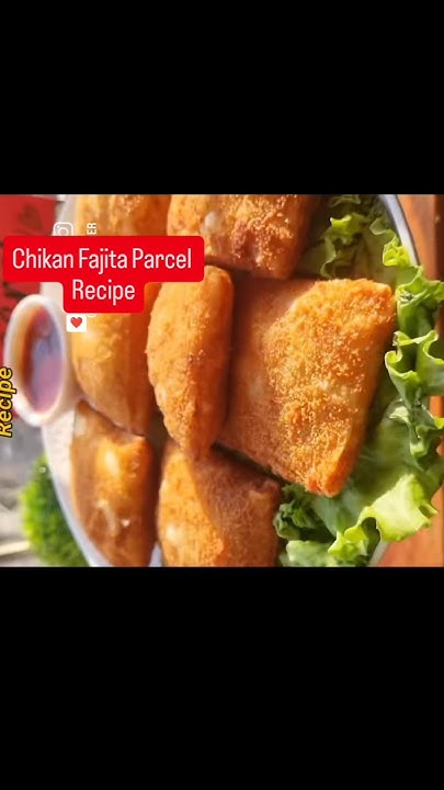 Chicken Fajita parcel recipe. Ramzan samosa recipe creamy chicken box Patties recipe # ...