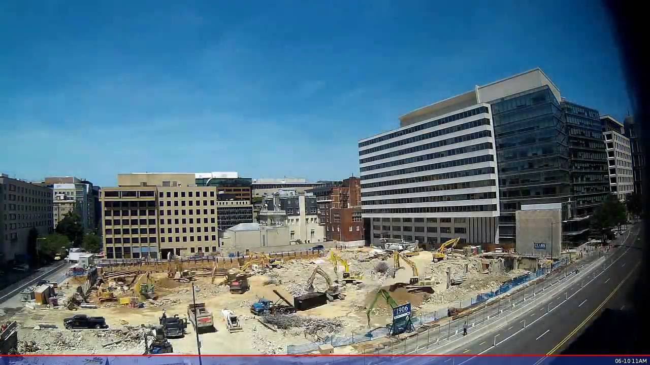 Four Months Of Downtown DC Demolition In Time-Lapse - YouTube