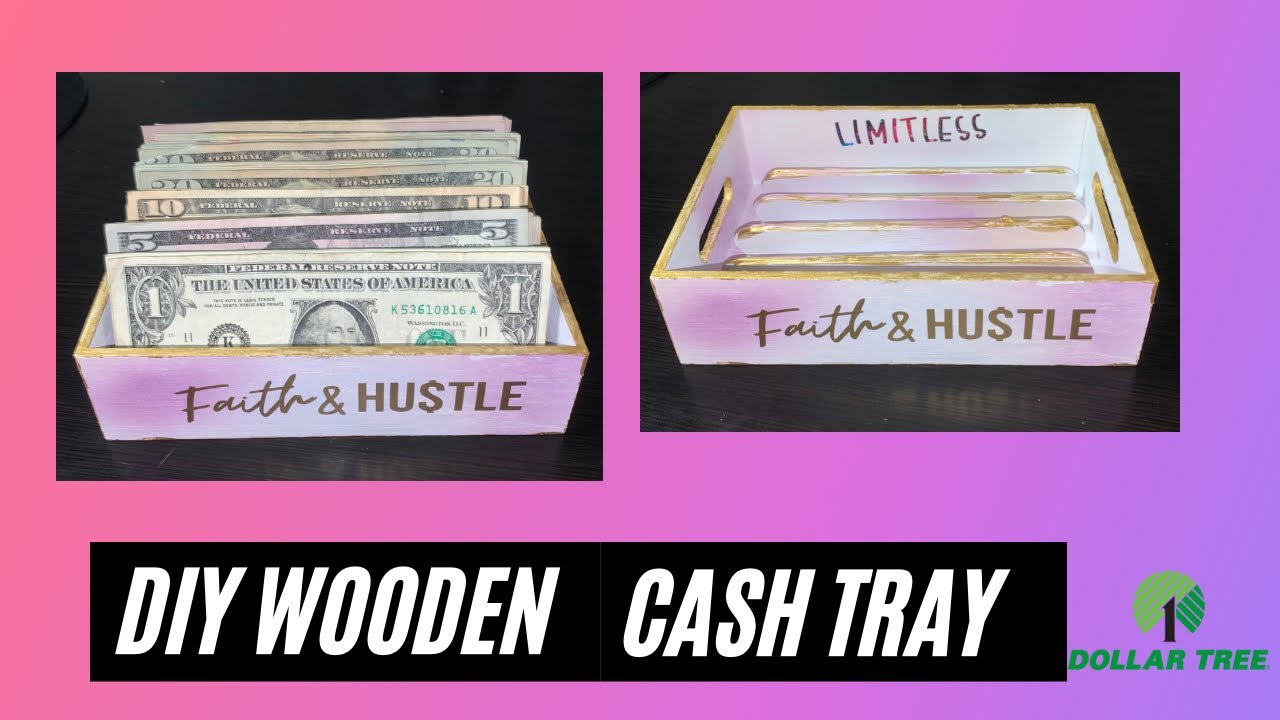 DIY wooden Cash Tray | New Budgeting Series | Make It Make ¢ent$ - YouTube