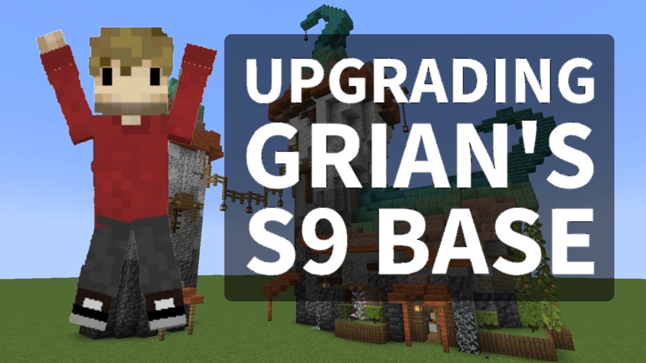 Expanding Grian's Hermitcraft S9 Base - YouTube