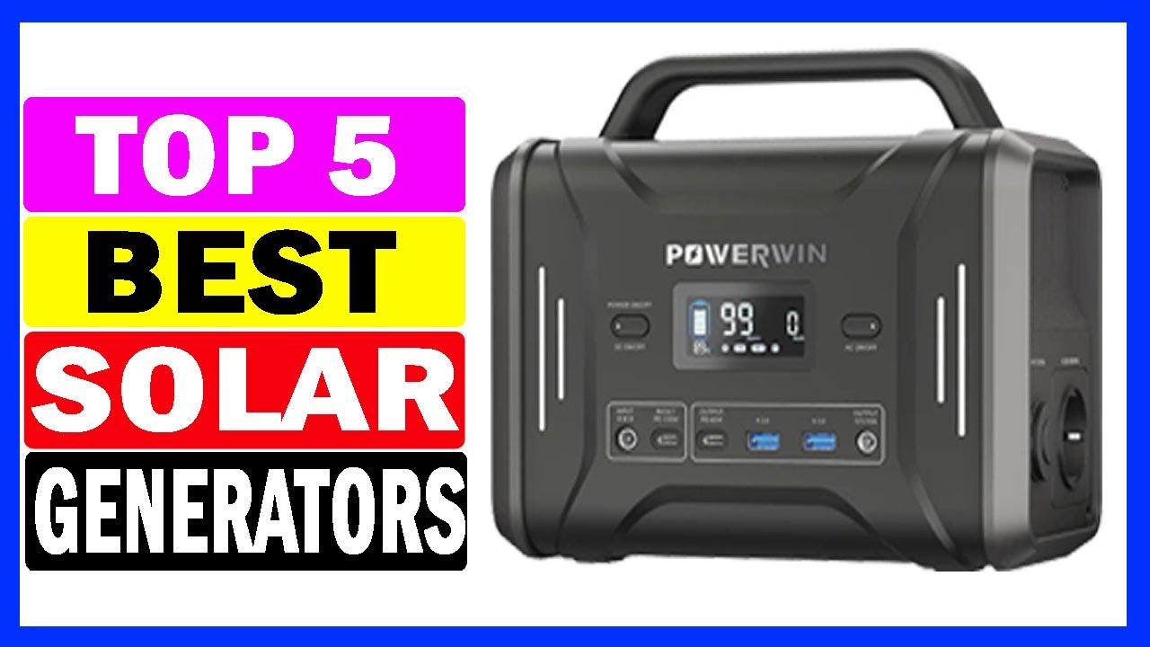 Top 5 Best Portable Solar Generators Of 2024 | Best Solar Generators ...