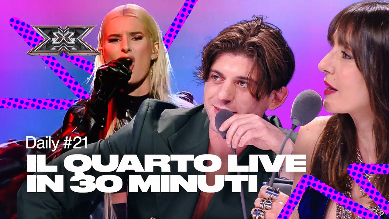 Riassunto del quarto Live Show | Daily 21 X Factor 2022 - YouTube