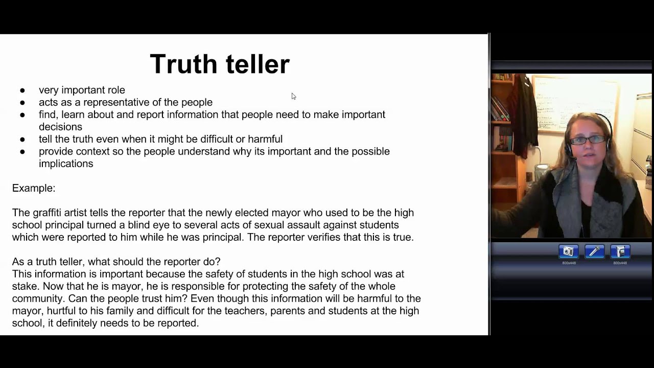 4 roles of a journalist - YouTube