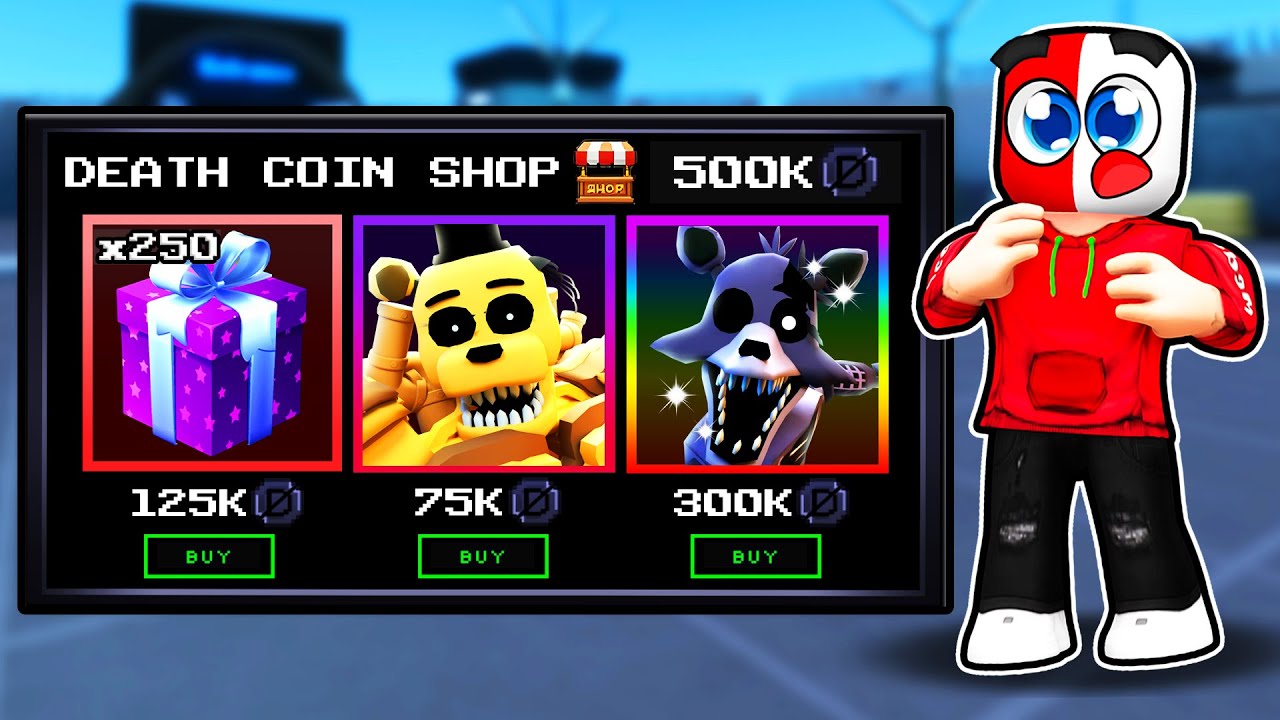I Spent 500,000 DEATH COINS In Five Nights TD.. - YouTube