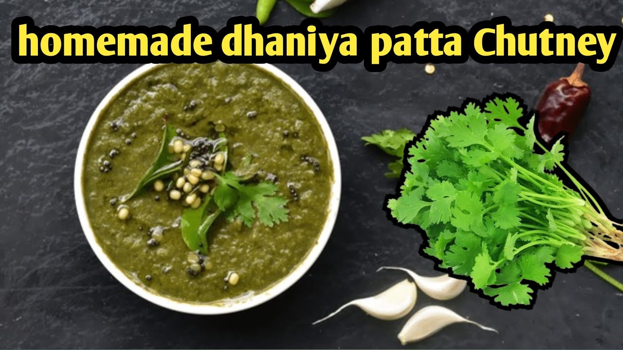 Homemade dhaniya patta chutney | @Cooking-Priyanka - YouTube