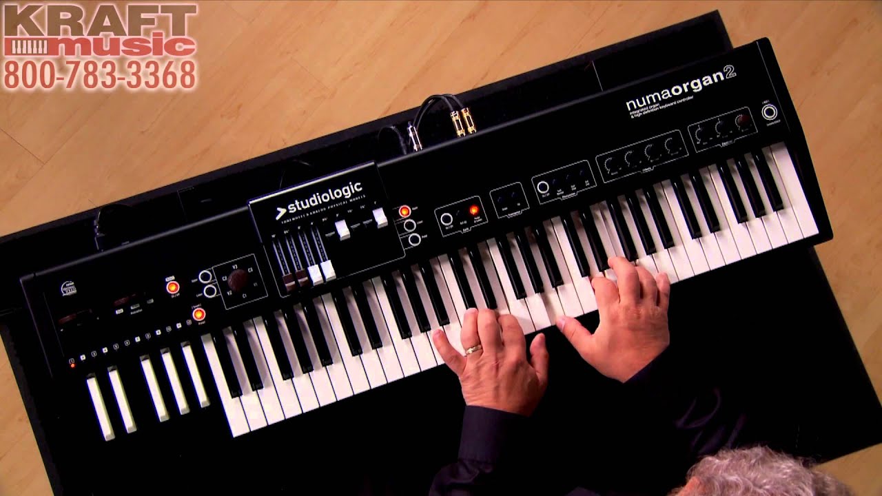 Kraft Music - Studiologic Numa Organ 2 Demo with Chris Martirano - YouTube