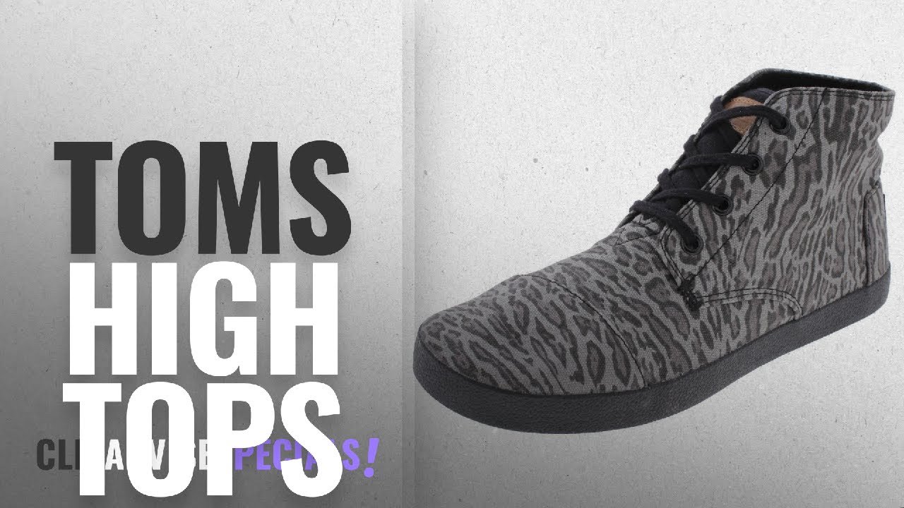 Top 5 Toms High Tops [2018]: TOMS Womens Paseo High Hightop Trendy ...
