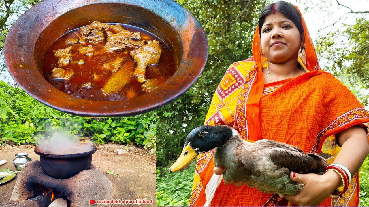 village style Batak recipe | Batak ka meet kaise banta hai | Duck ...