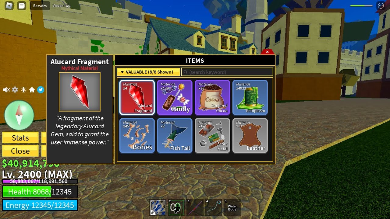 How To Get Alucard Fragment To Get Cursed Dual Katana Sword | Blox ...