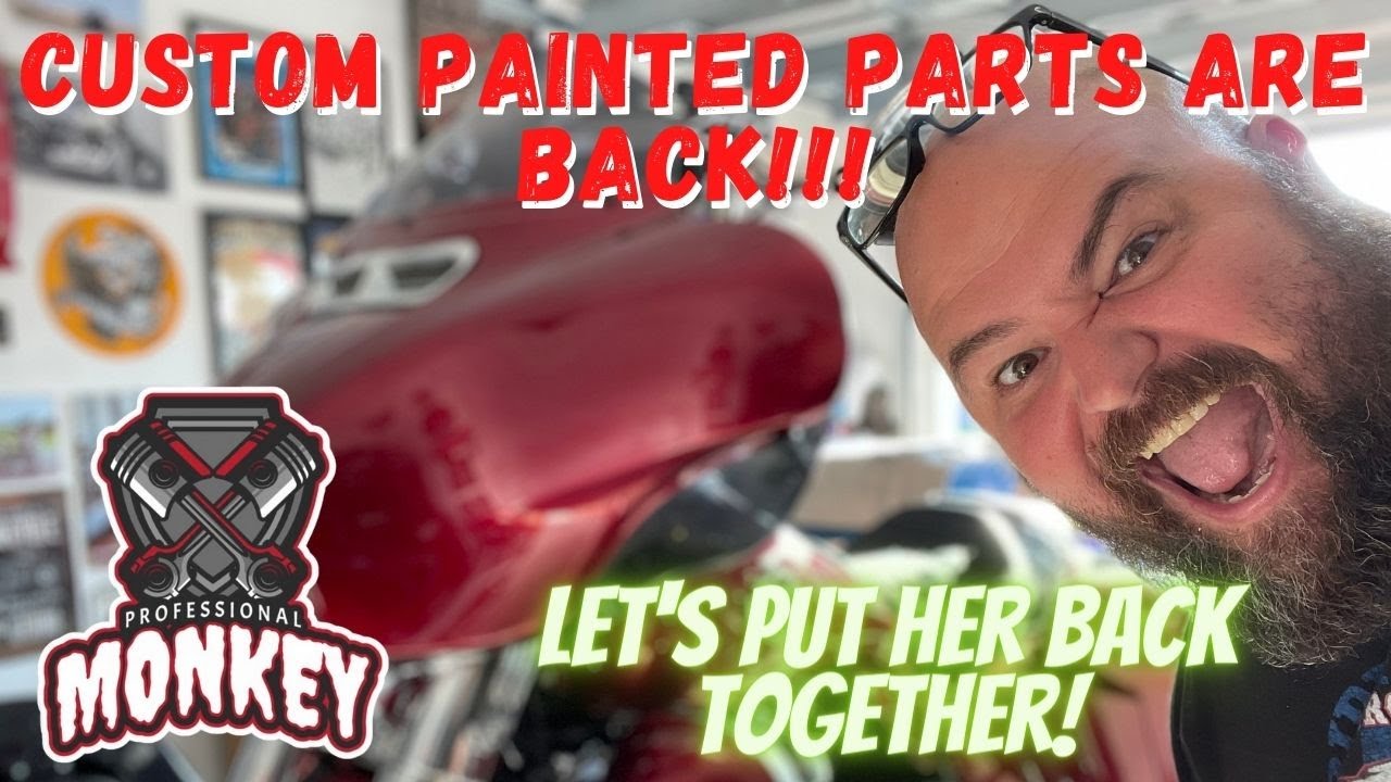 Custom painted Harley-Davidson parts... Finally picking up the ...
