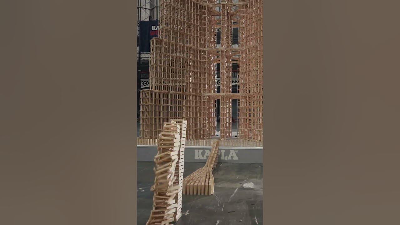 Tallest tower made from wooden toy blocks - Guinness World Records ...
