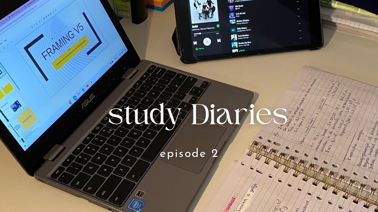 Study Diaries | Study With Me | Aesthetic Music Study| ep. 2 - YouTube