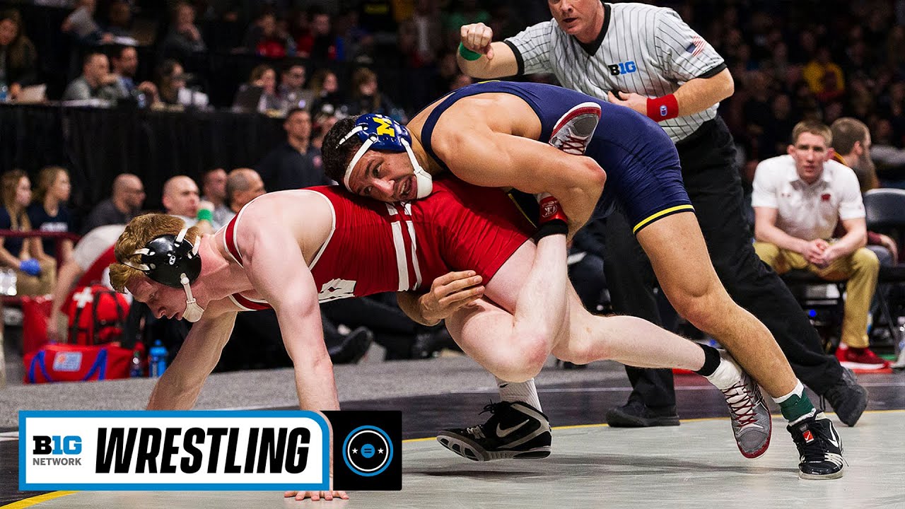 Myles Amine Talks Win Over Kaleb Romero | B1G Wrestling & Beyond | Jan ...