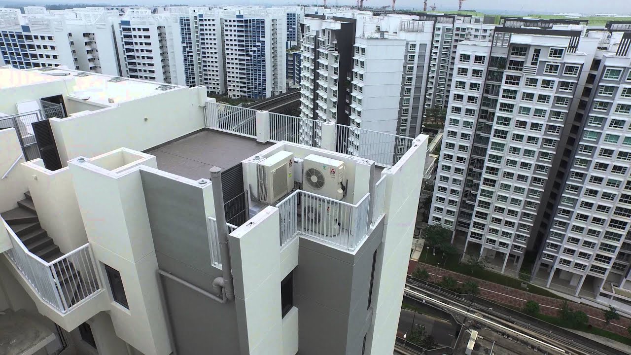 Punggol Twin waterfalls EC progress update - YouTube