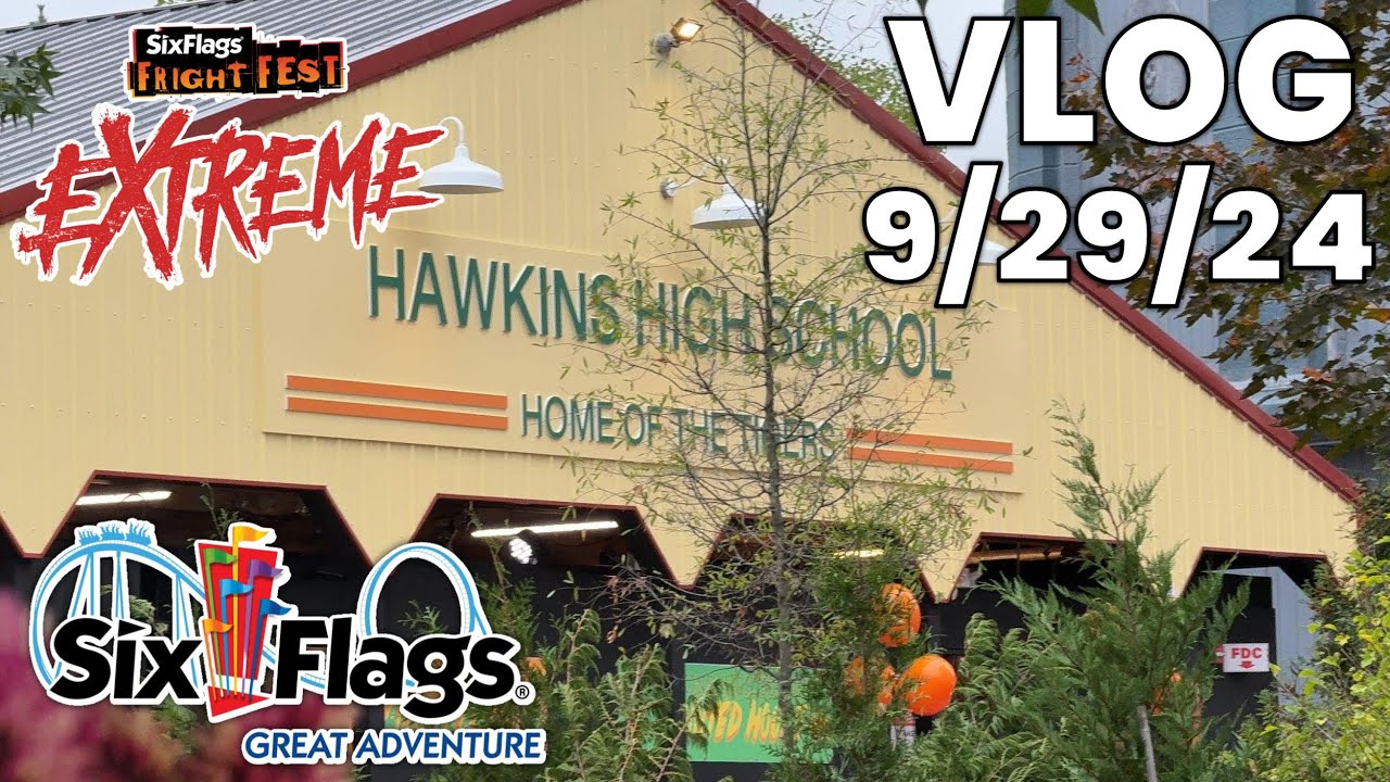 New Fright Fest Mazes at Six Flags Great Adventure! | Vlog 9/29/24 ...