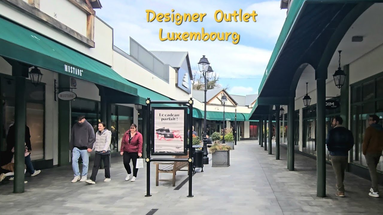 Designer Outlet Luxembourg [4K] 👍 Messancy 🇧🇪 No Commentary. - YouTube