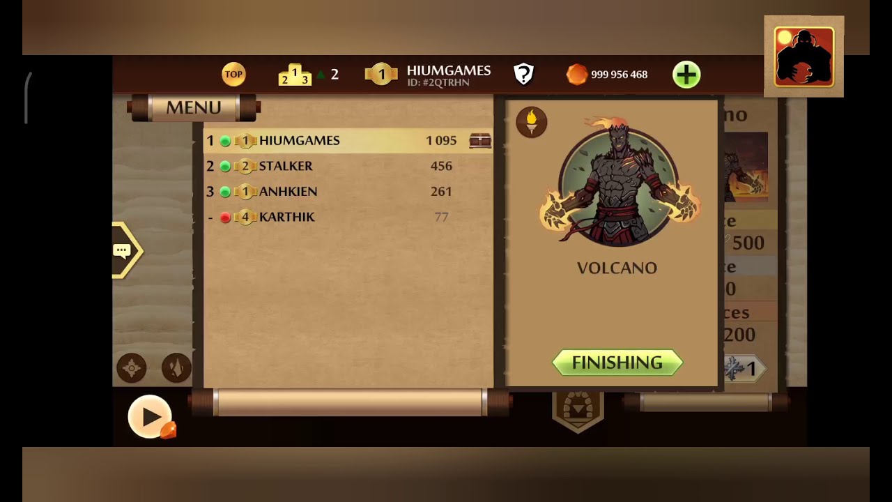 Shadow fight 2। Underworld। Volcano Finishing. [ Android gameplay ...