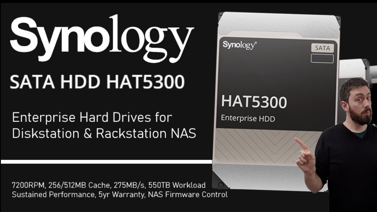 Synology NAS HAT5300 Hard Drives - FULL Specifications Revealed - YouTube