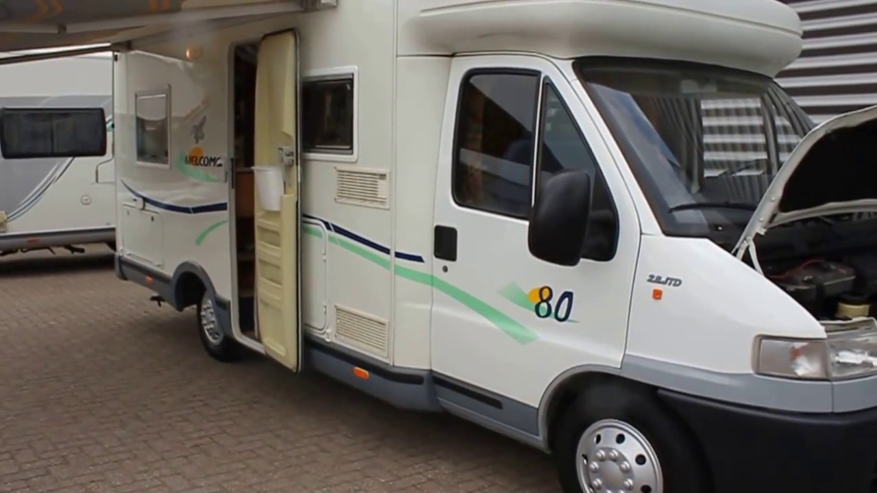 Chausson Welcome 80 2.8 JTD www.autosencampers.nl - YouTube