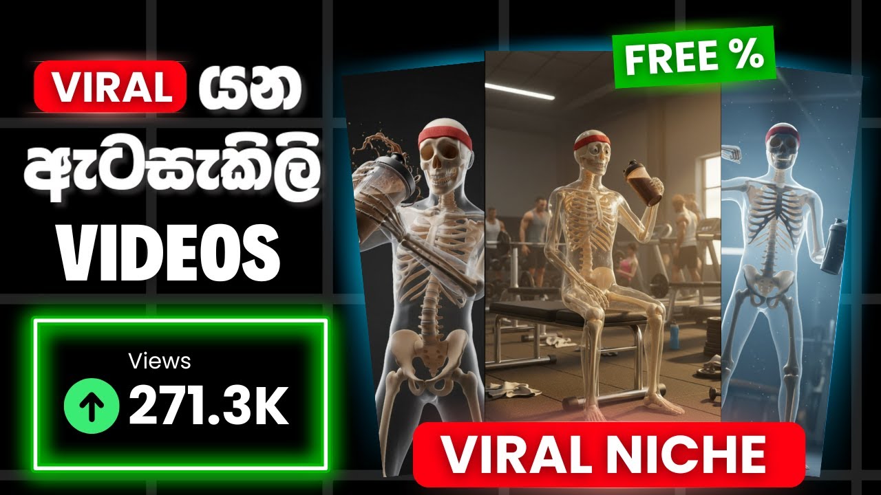 How to Create Viral Skeleton Shorts Using AI (Free Method) - YouTube