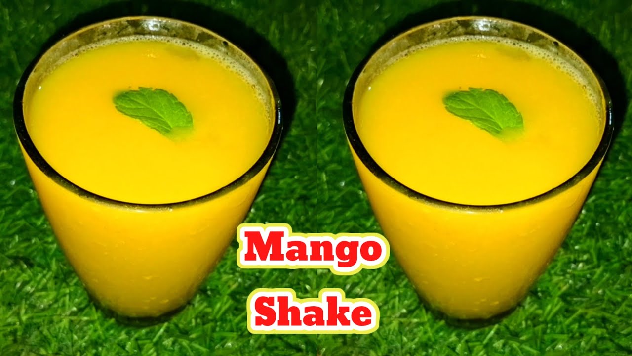 Mango shake | आम् मिल्कशेक | How To Make Mango milkshake | Indian Mango ...