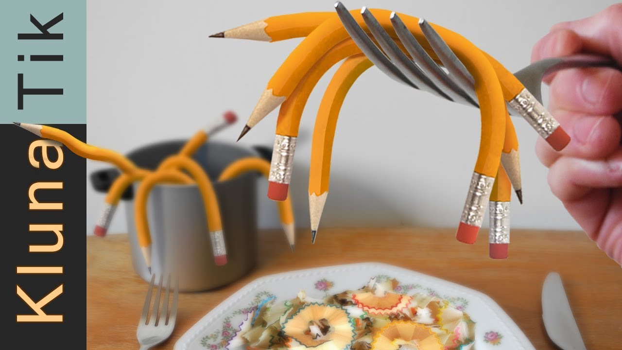 PASTA PENCILS for lunch - YouTube