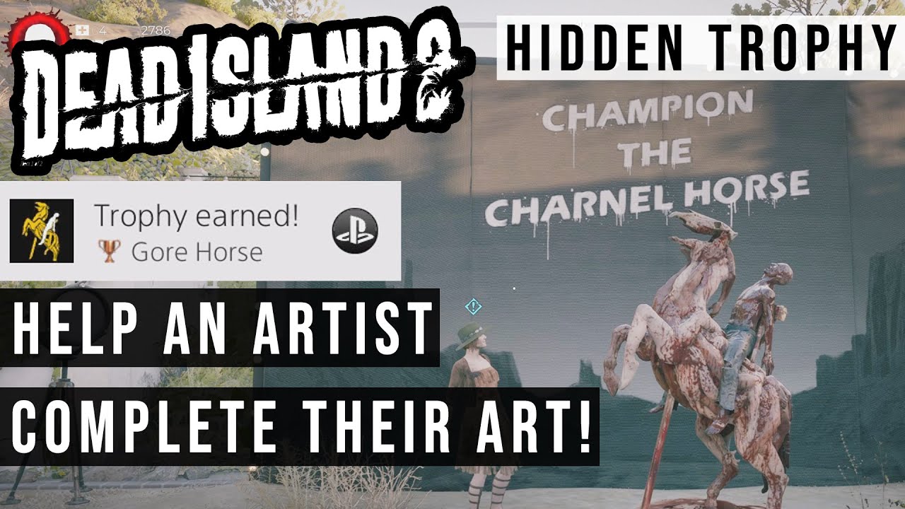 HIDDEN TROPHY VERY RARE! Dead Island 2 (Gore Horse Trophy Guide) - YouTube