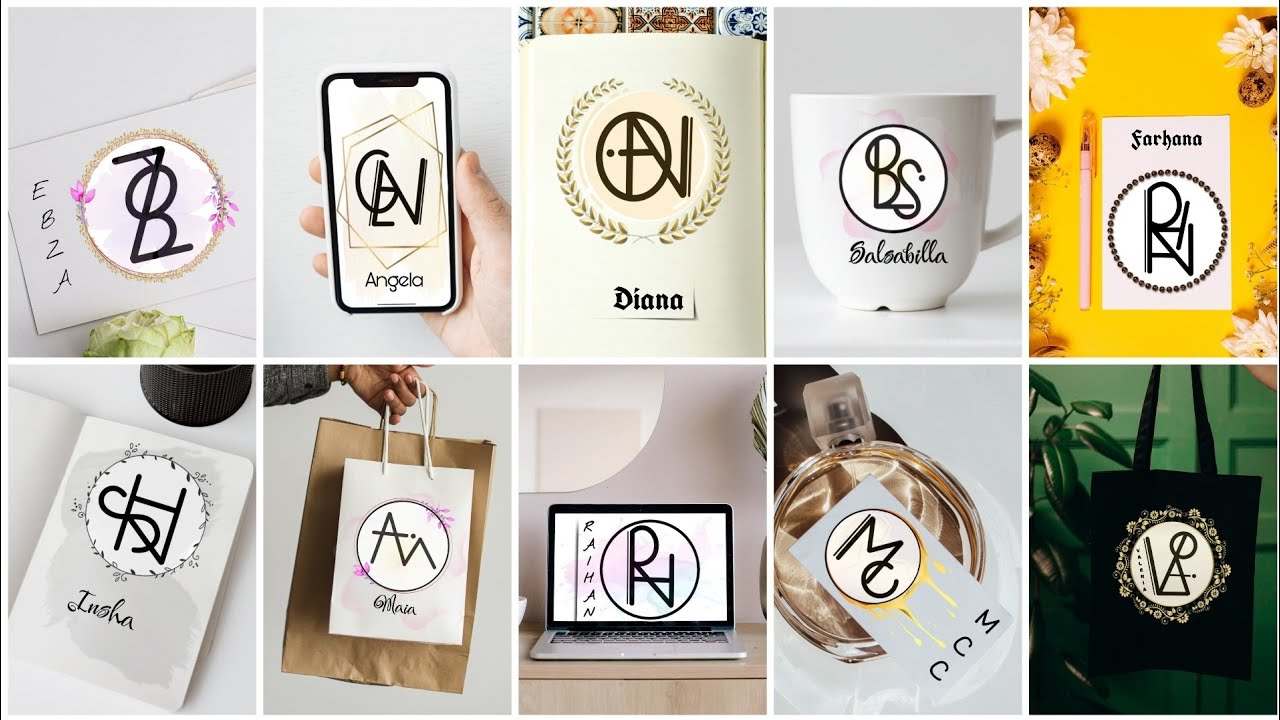 I turn your name into beautiful logos! - YouTube