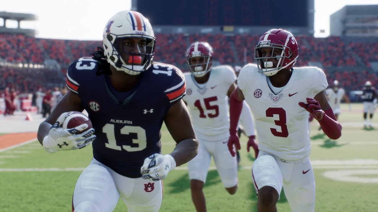 College Football 25 Gameplay - Alabama vs Auburn - Full Game (PS5 ...