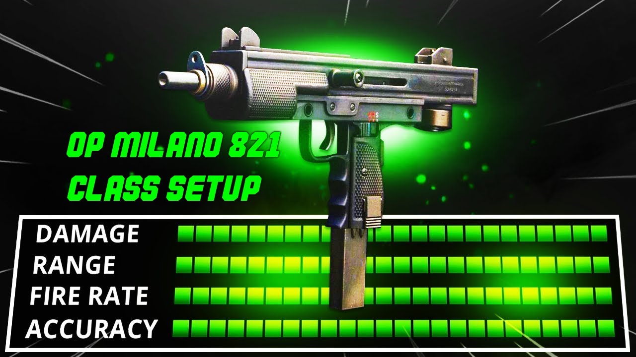 OP MILANO CLASS?!!? - (Milano 821 Class Setup) - CALL OF DUTY BLACK OPS ...