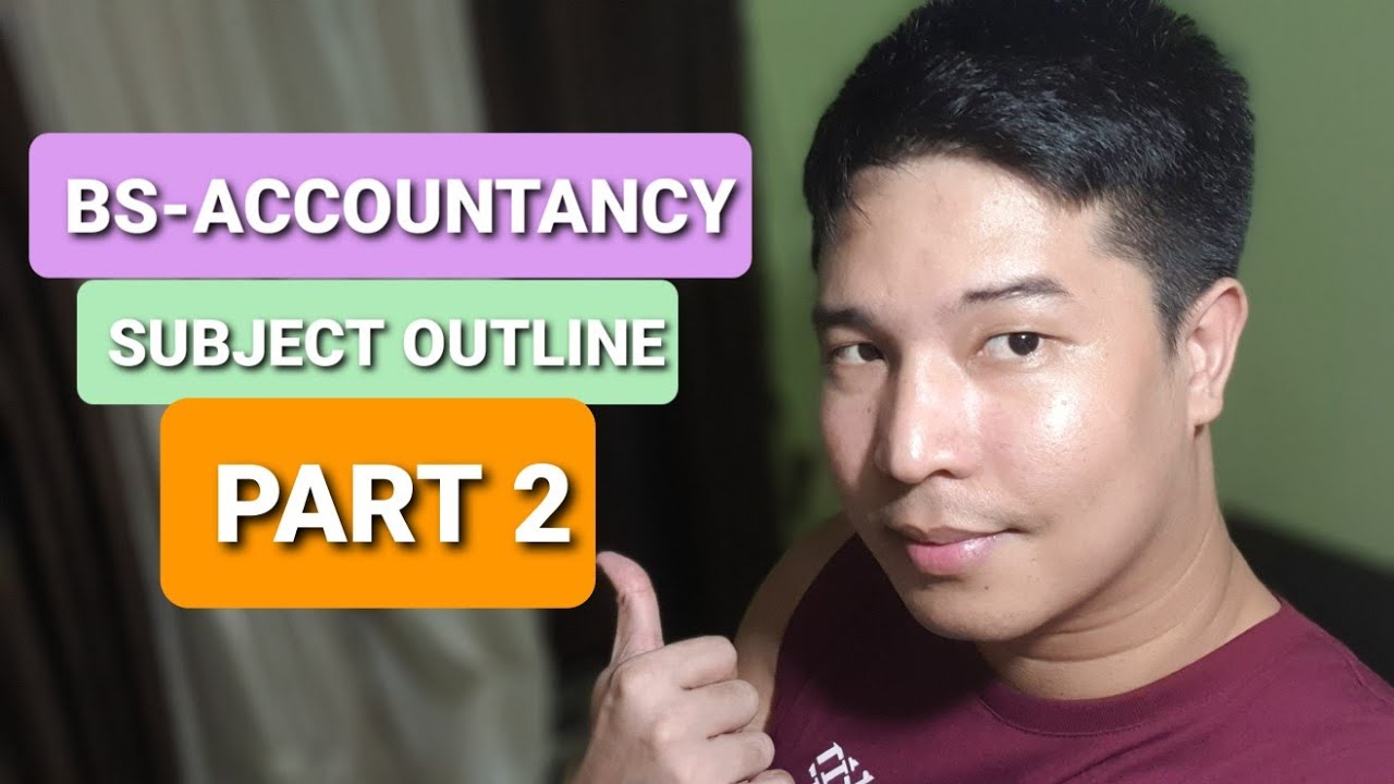 Overview of Accountancy Major Subjects Part 2 - YouTube