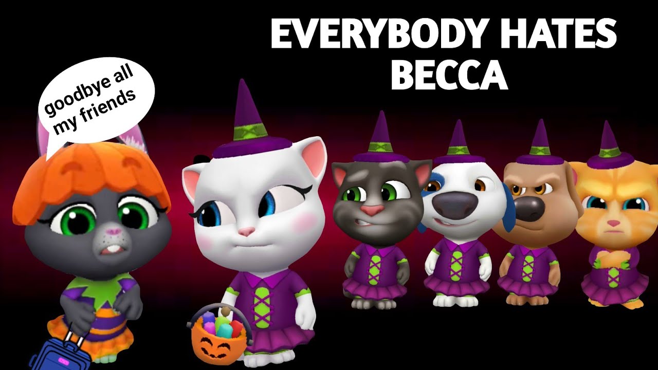 My Talking Tom Friends - AMONG US - EVERYBODY HATES BECCA - R.I.P BECCA ...